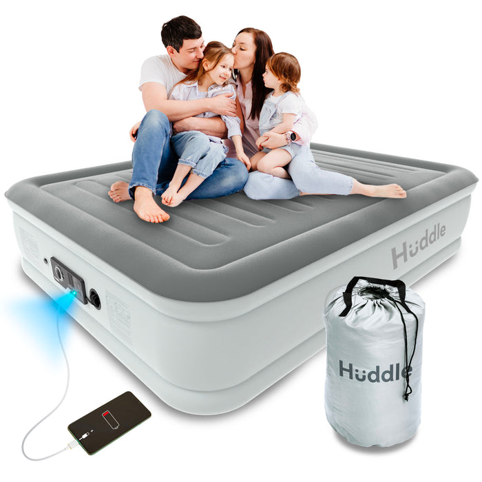 Huddle Nie wieder eine Luftmatratze, die Luft verliert – mit patentier